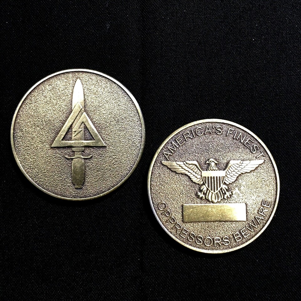 Challenge Coin -Army Delta Force Special Operations Oppressors Beware ...