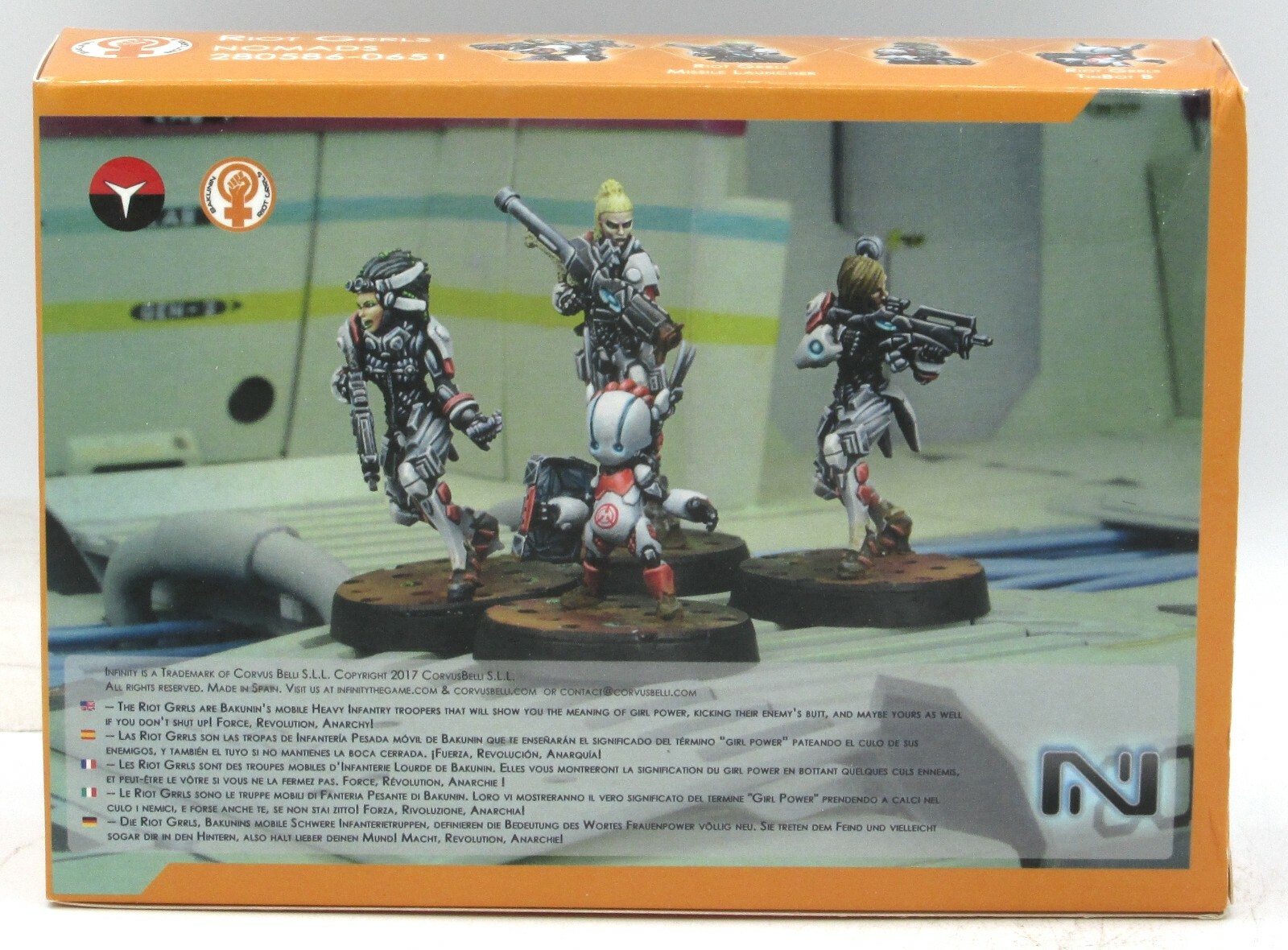 Infinity #651 Riot Grrls (Nomads) Female Urban Warfare Infantry ...