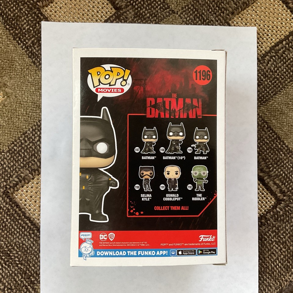 Funko Pop! The Batman #1196 Batman Flight Suit Exclusive Vinyl Figure ...