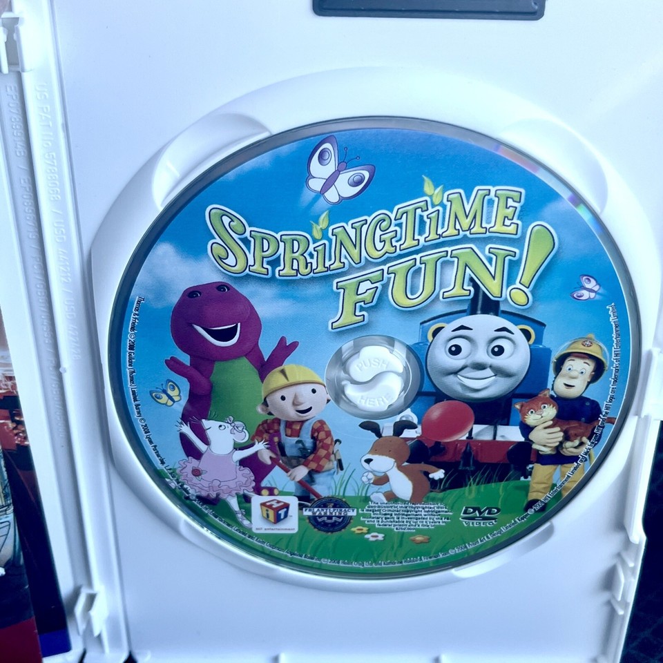 Springtime Fun! DVD | Barney Thomas Bob The Builder 🍀Buy 2 Get 1 Free🍀 ...
