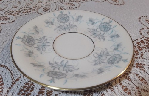 Vintage Turquoise n Gray Castleton China “Caprice” Saucer. | eBay