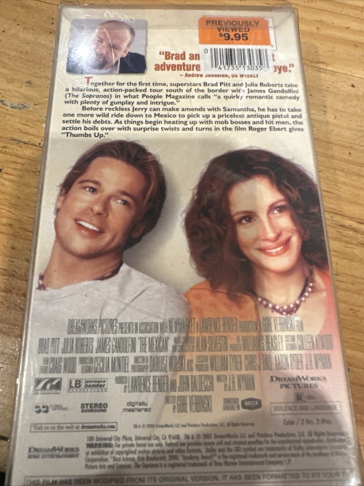 The Mexican (VHS, 2001) * Buy Two Get One Free - Bundle shipping see ...