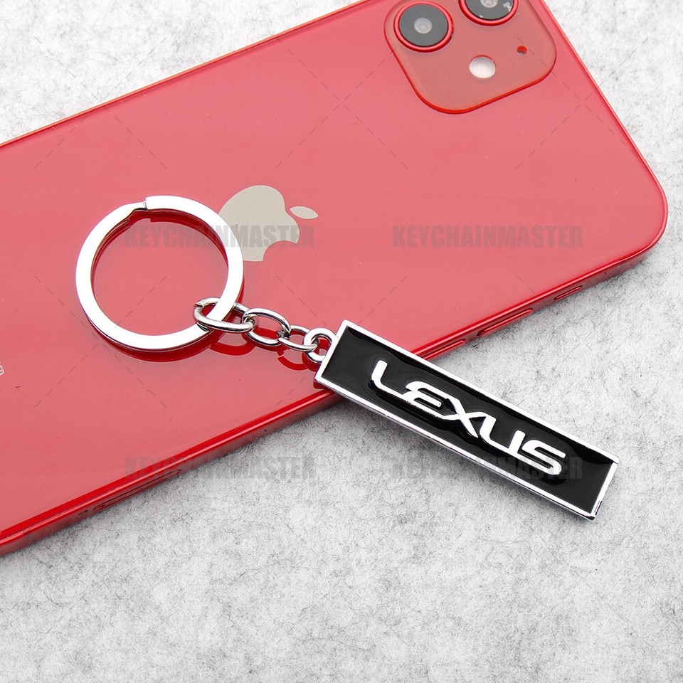 Lexus Letter 3D Logo Alloy Car Home Nameplate Key Keychain Ring ...
