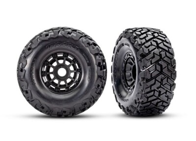 Traxxas 10272 Tires & wheels, assembled, glued, left (1), right (1 ...