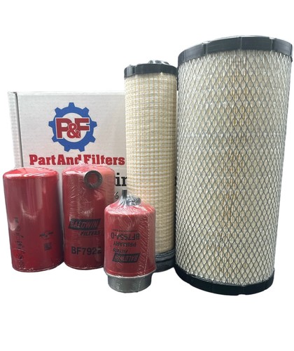 P&F Filter Kit for CASE 580N, 580 Super N & 580SN With 445T/M3 (4.5L ...