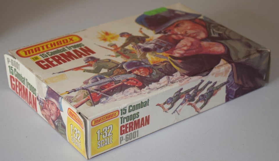 matchbox Toy Soldiers Boxed german combat troops 1/32 Scale airfix ...