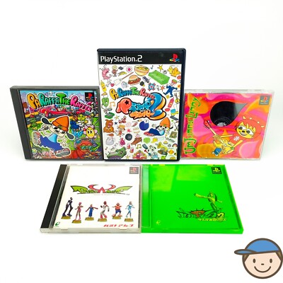 PlayStation 1 2 PS1 PS2 PaRappa the Rapper Um Jammer Lammy Bust A Move ...