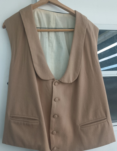 Civil War Vest Uniform Waistcoat - Size 44 Reg. Confederate Butternut ...