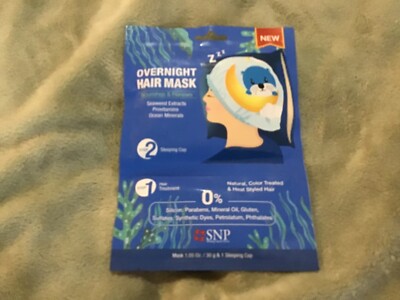 SNP overnight hair mask natural colour treated styled hair new pkg | eBay