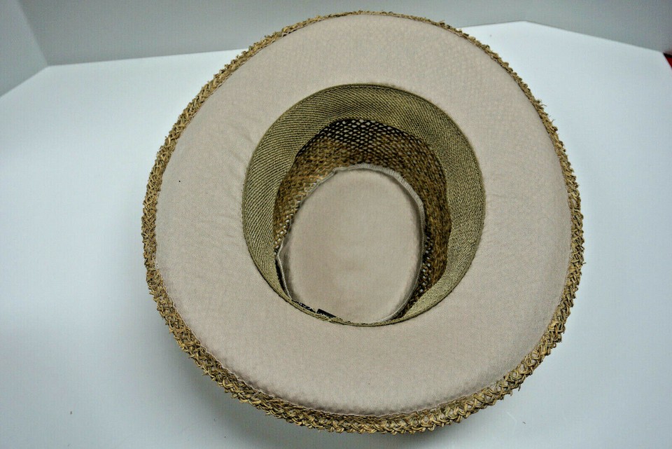 CHEVROLET BOWTIE EMBROIDERED STRAW SAFARI HAT GM | eBay