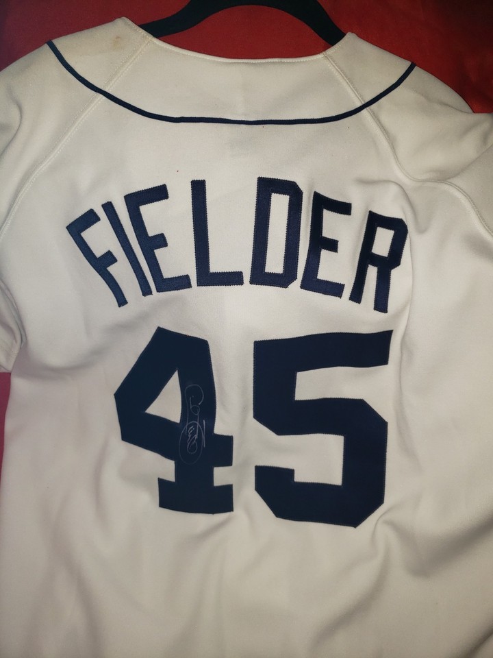 Autographed Vintage Detroit Tigers Cecil Fielder Diamond Collection ...