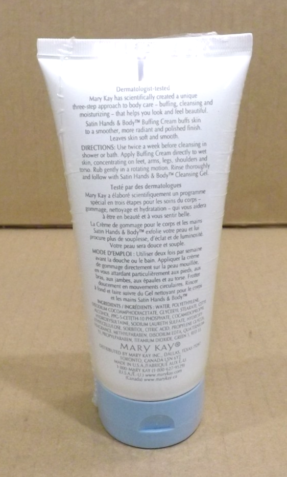 Mary Kay Satin hands & Body Buffing Cream - 6 oz. | eBay