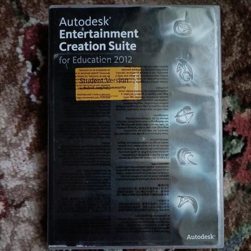 Autodesk Education Suite for Entertainment Creation 2012 3 DVD Student ...