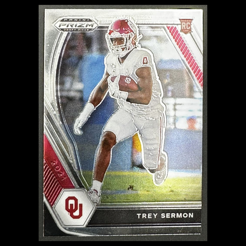 Trey Sermon Rookie #123 2021 Panini Prizm Draft Picks Collegiate ...