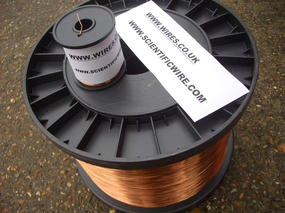 enamelled copper winding wire 1kg (2x500g) full diameter range ...