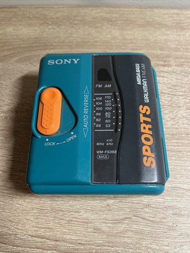 Sony Walkman WM-F393 Sports Mega Bass Radio Cassette Player Teal/Green ...
