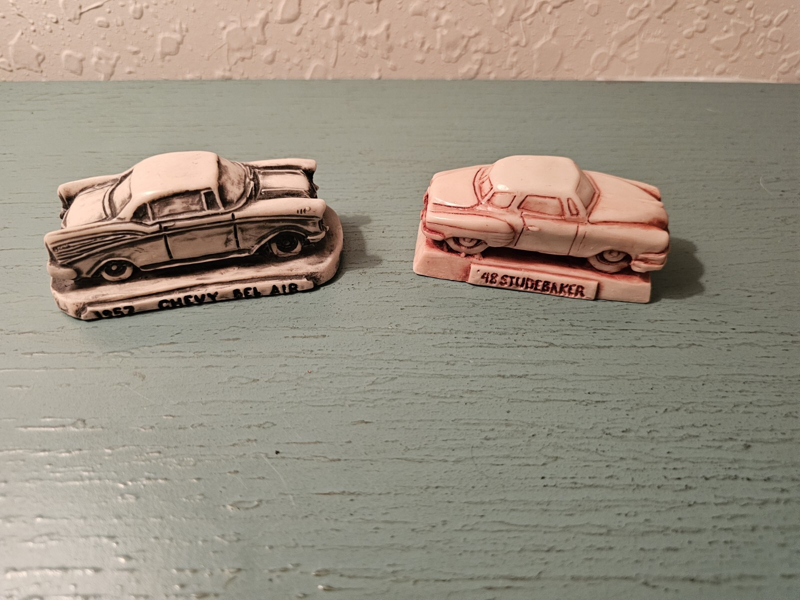 Vintage Lot Of (2) Limited Edition Georgia Marble Cars- '57 Chevy & '42 ...