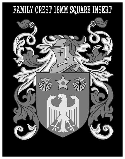 Mcneely Family Crest Surname Coat Of Arms Heraldry Engraved Letter ...