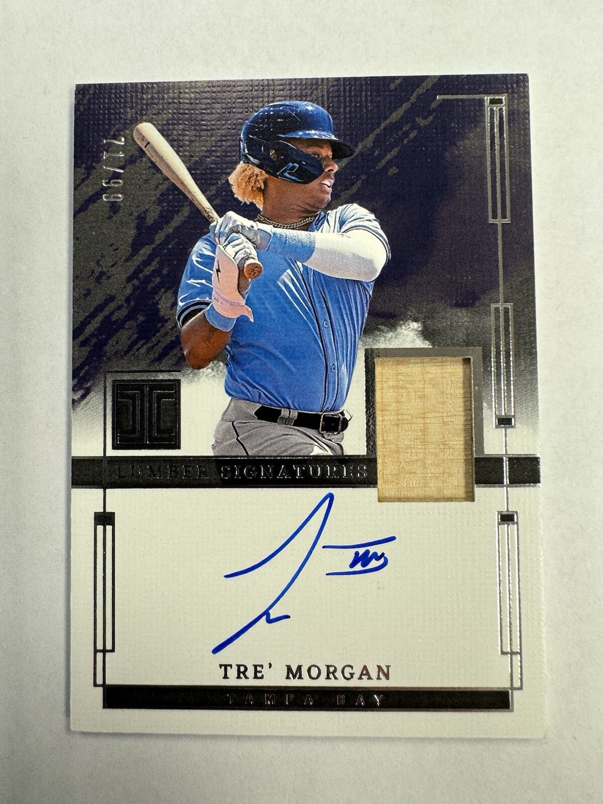 2024 Impeccable Tre’ Morgan Lumber Signatures Auto Bat #71/99 | eBay