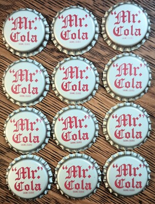 12 MR COLA Soda Bottle Caps Unused Cork | eBay