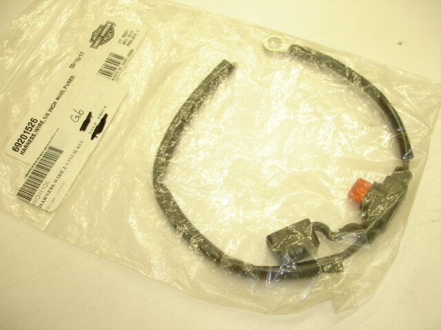 Genuine Harley Davidson Harness Wire 1/4" Ring Fused 69201526 for sale ...