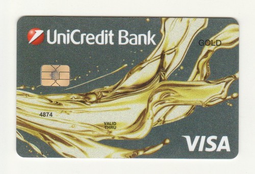 SPECIMEN Credit Card Bankcard UniCredit Bank UKRAINE VISA | eBay