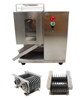 TECHTONGDA® 10mm Meat Cutting Machine QSJ-T Shreded Meat Cutter Double ...