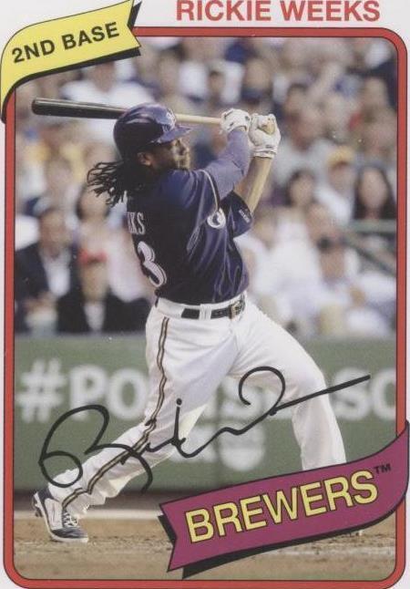 2012 Topps Archives - Rickie Weeks #126 for sale online | eBay