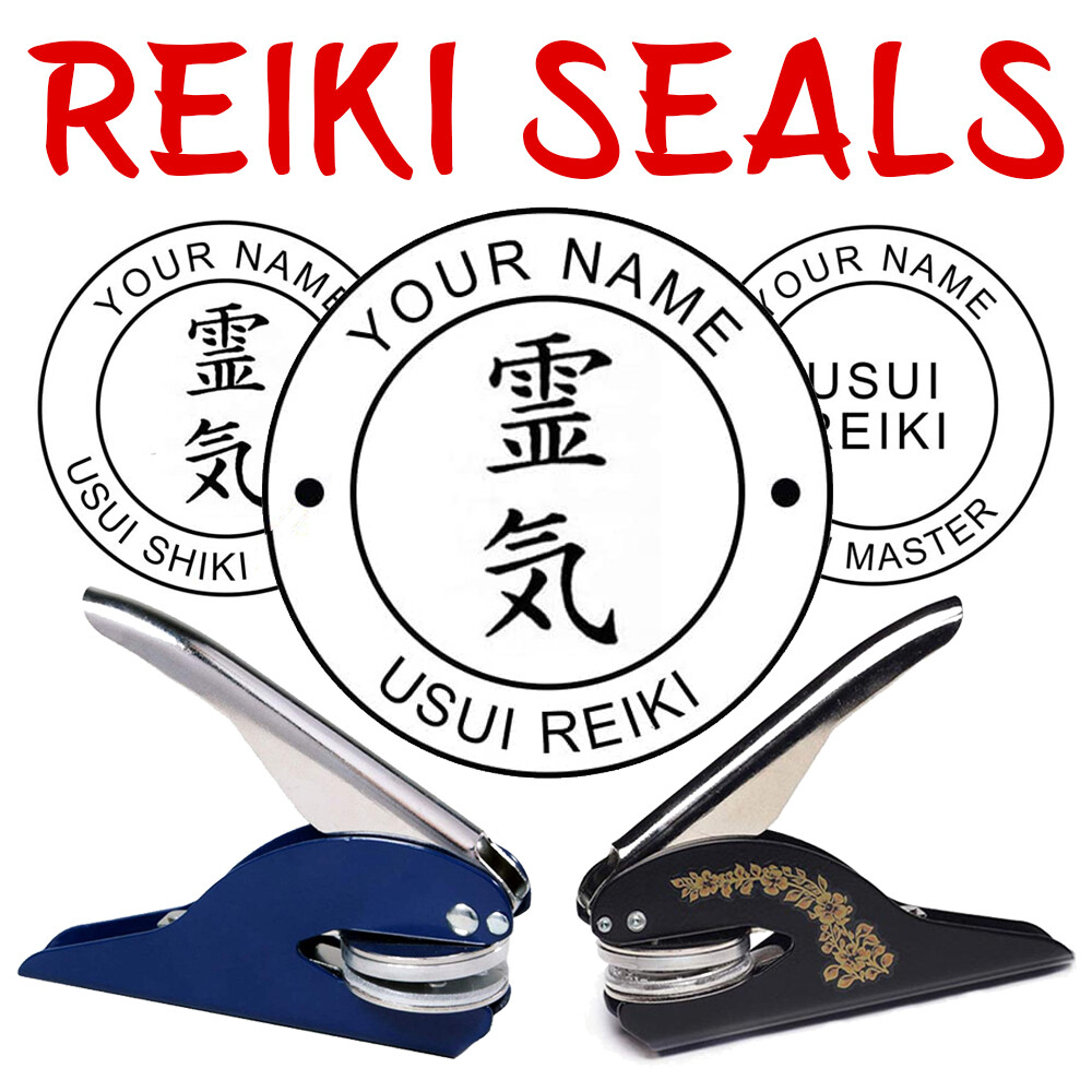 Reiki Seal Certificate Embosser Design Your Own | eBay
