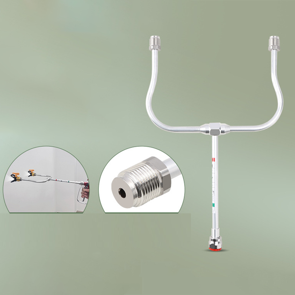 Double Nozzle Extension Rod Spray Bar with Anti Drip Holder and Wide ...