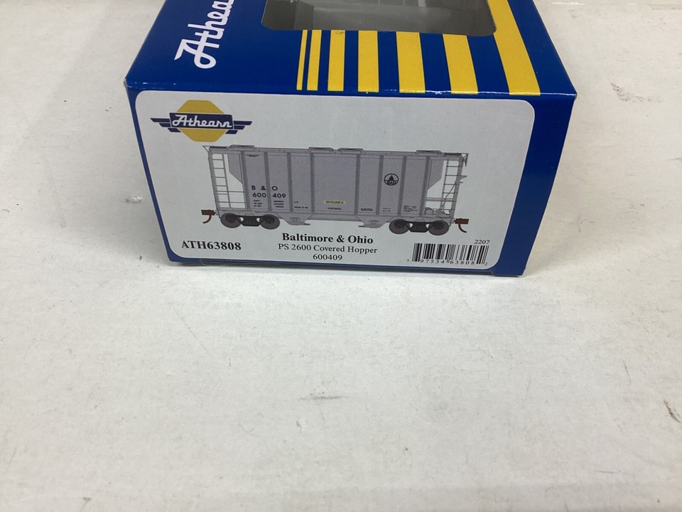 Athearn #63808 HO scale "B&O” PS 2600 covered hopper Rd.#600409 | eBay