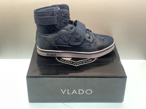 Vlado Shoes - Men Color Blue DENIM Size: 6 841661146269| eBay