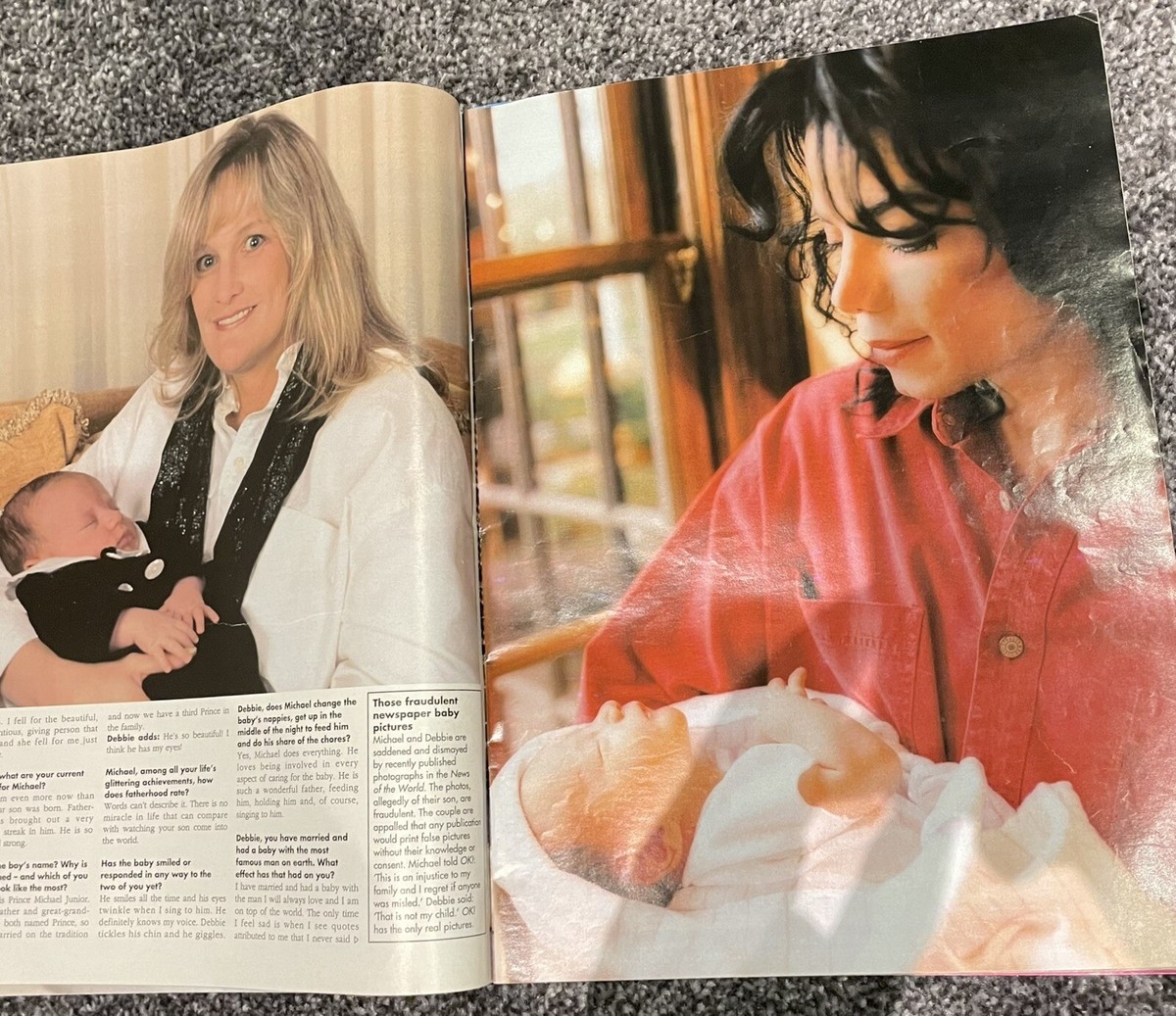 Michael Jackson And Debbie Rowe Kiss