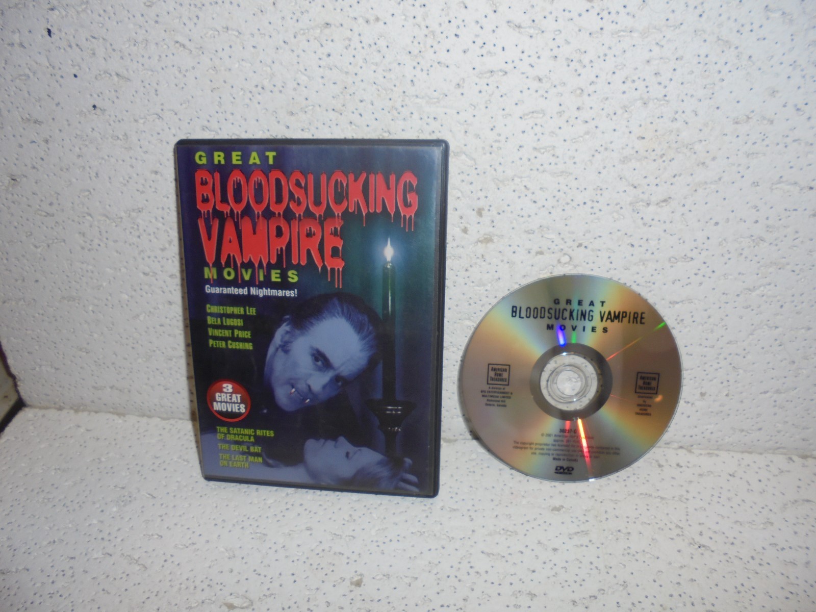 Great Bloodsucking Vampire Movies DVD ( 3 Movies ) Satanic Rites of ...