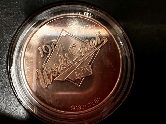 Rare 1991 Minnesota Twins World Series Commemorative Coins .999 Fine ...