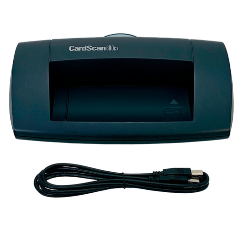 Corex CardScan 600CX Portable Color Business ID Card Scanner w/USB ...