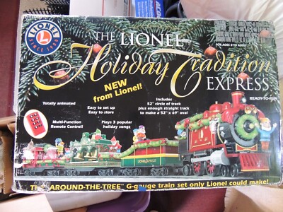 LIONEL HOLIDAY TRADITION EXPRESS TRAIN SET G GAUGE CHRISTMAS 7-11000 | eBay