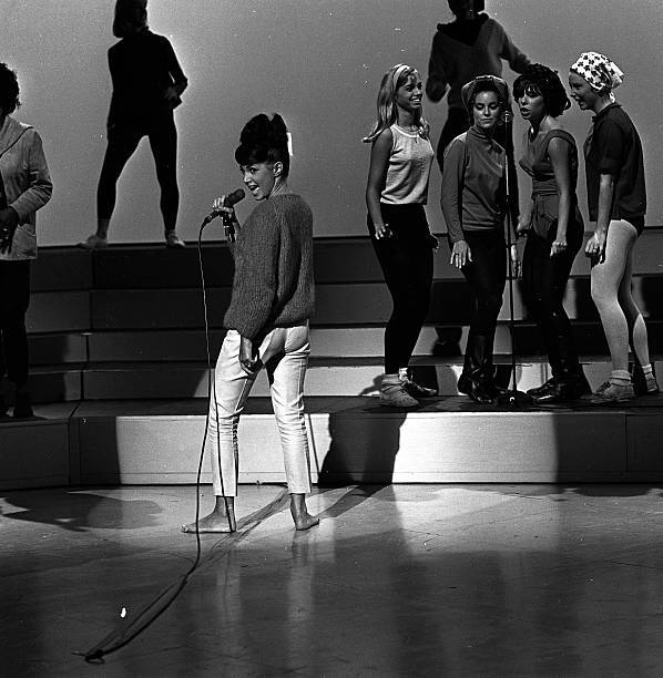 1964 Shindig Music TV Photo Donna Loren Rehearsing With The Shindig ...