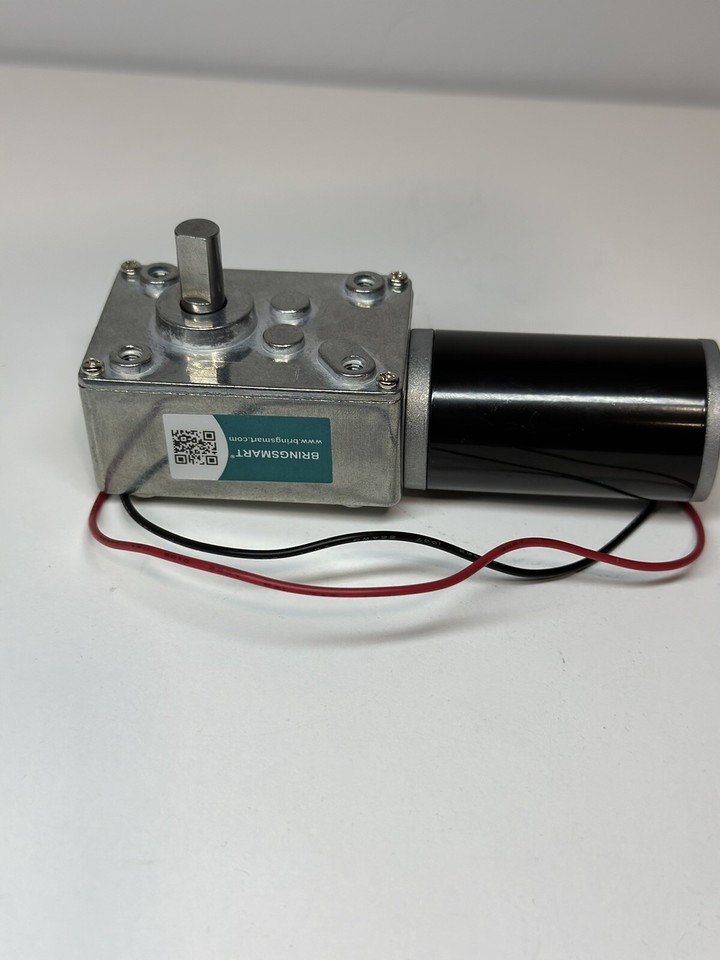 12v 40rpm Dc Worm Gear Motor 40kg.cm Selflocking reversed Engine Mini ...