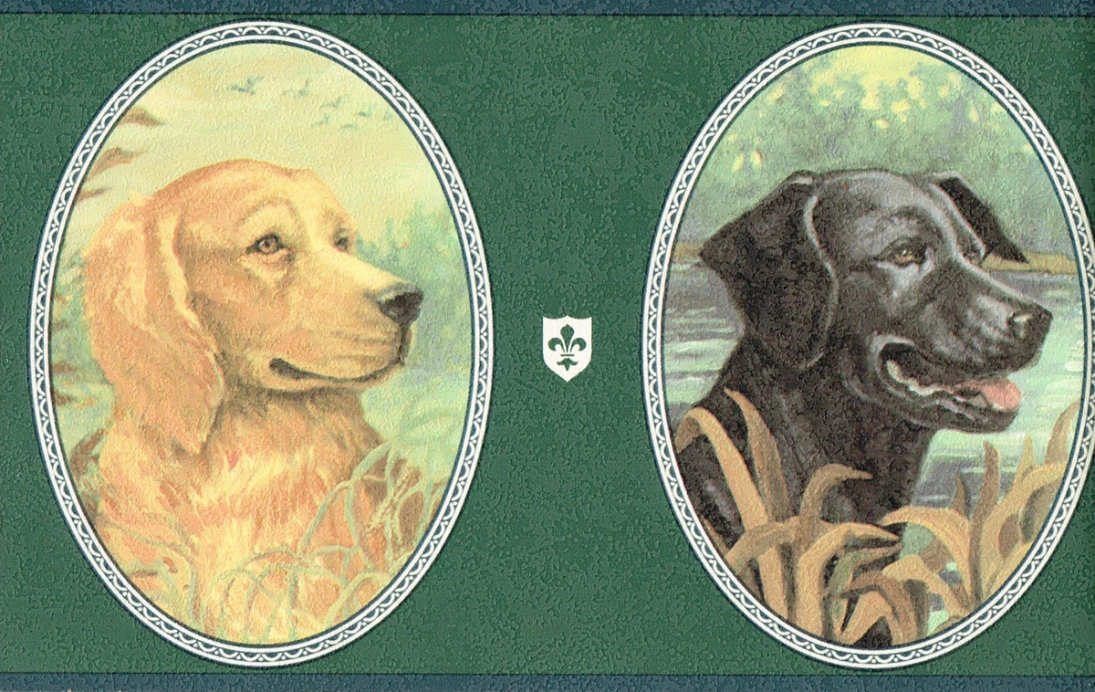 Labrador Retriever Wallpaper Border