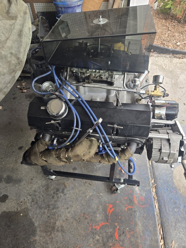 383 R STROKER MOTOR 500hp ROLLER TURN KEY PRO STREET CHEVY CRATE ENGINE ...