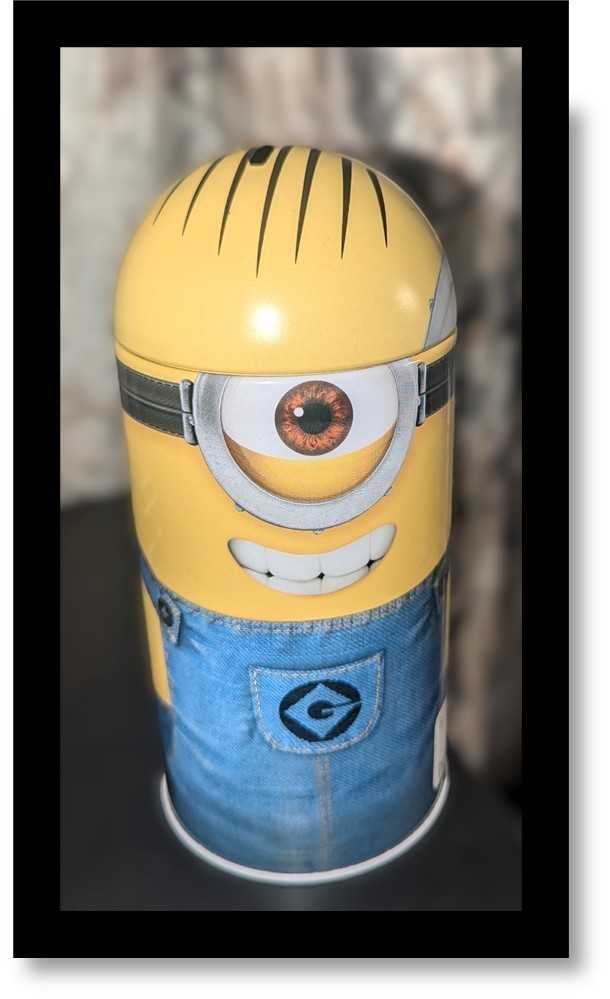 💛 Vintage Stuart Minion Tin $ Bank – 1-Eyed, Despicable Me – Rare Pixar ...