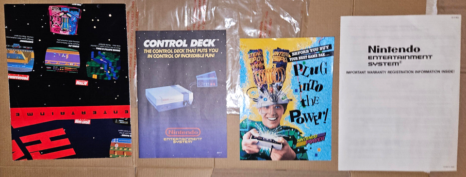 NES Control Deck Nintendo Entertainment System Console CIB Complete W ...