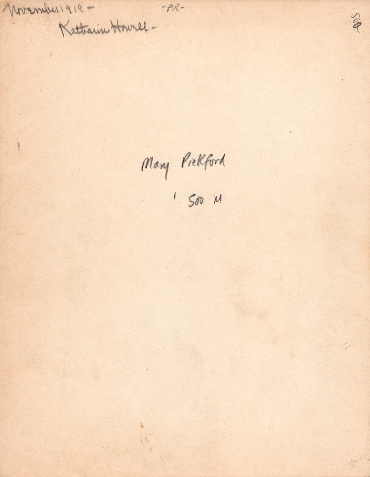 Mary Pickford (1919) 🎬⭐ Vintage - Signed Autograph Photo by Hartsook K ...