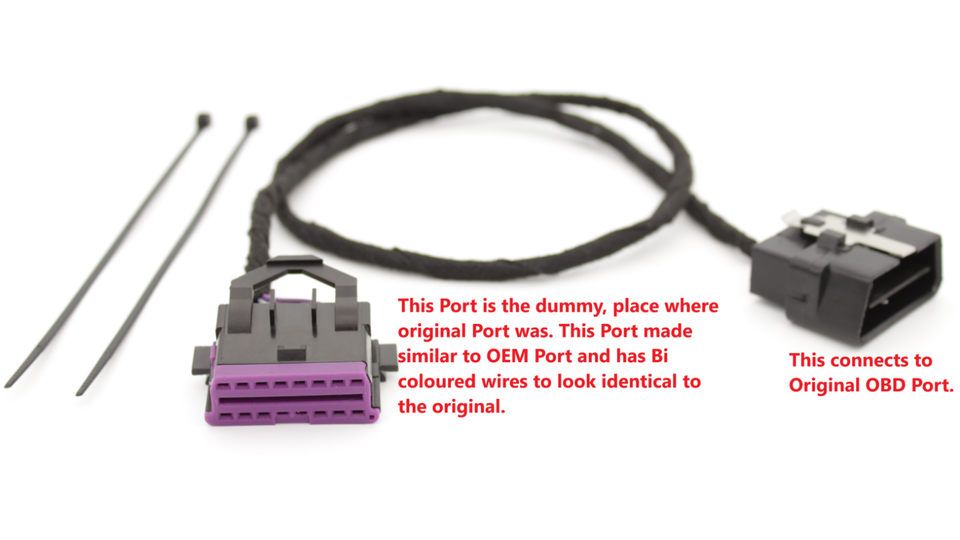 Für VW AUDI SKODA SEAT DUMMY OBD PORT Diebstahlsicherung OBD2 GUARD ...