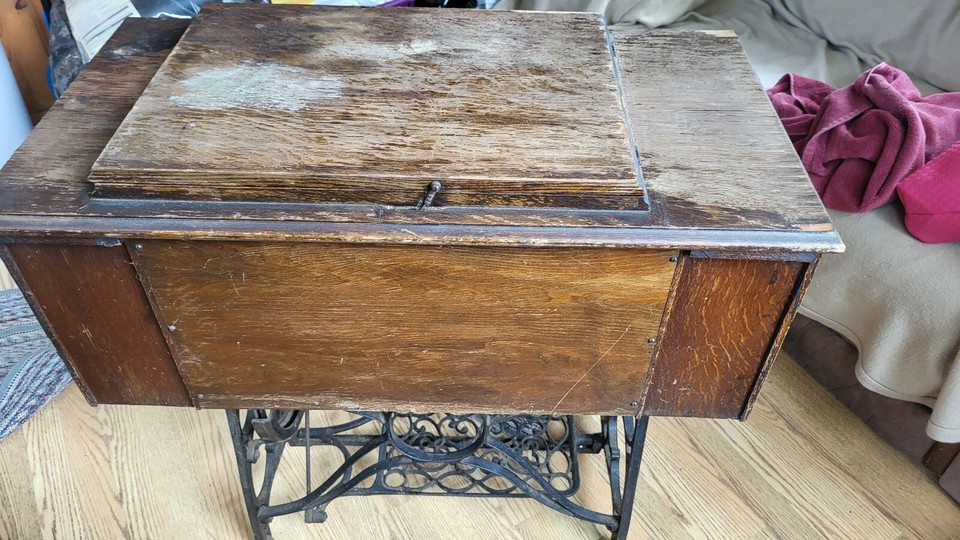 Antique working Minnesota Treadle Sewing Machine | eBay