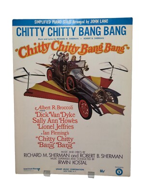 Chitty Chitty Bang Bang Sheet Music Piano Simplified Musical Film ...