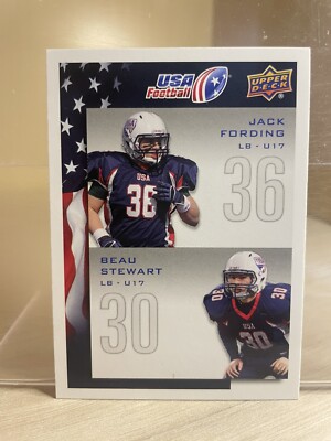 2014 Upper Deck USA Football #125 Jack Fording Beau Stewart | eBay