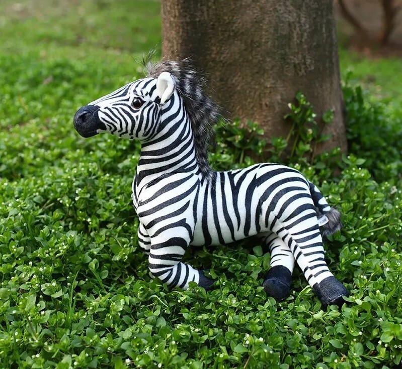 Standing Zebra 13 Inch Stuffed Animal Plush Toys Toddler Doll Kids ...