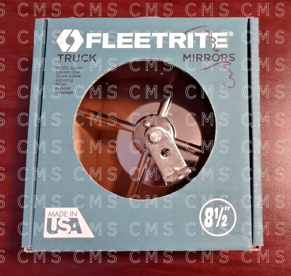 FLEETRITE MIR4049 (FLTMIR4049) CONVEX MIRROR, 8" STAINLESS STEEL 5/16 ...